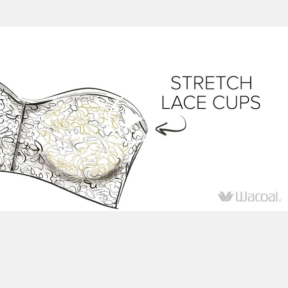 Wacoal | Intimates & Sleepwear | Wacoal Halo Lace Strapless Bra | Poshmark